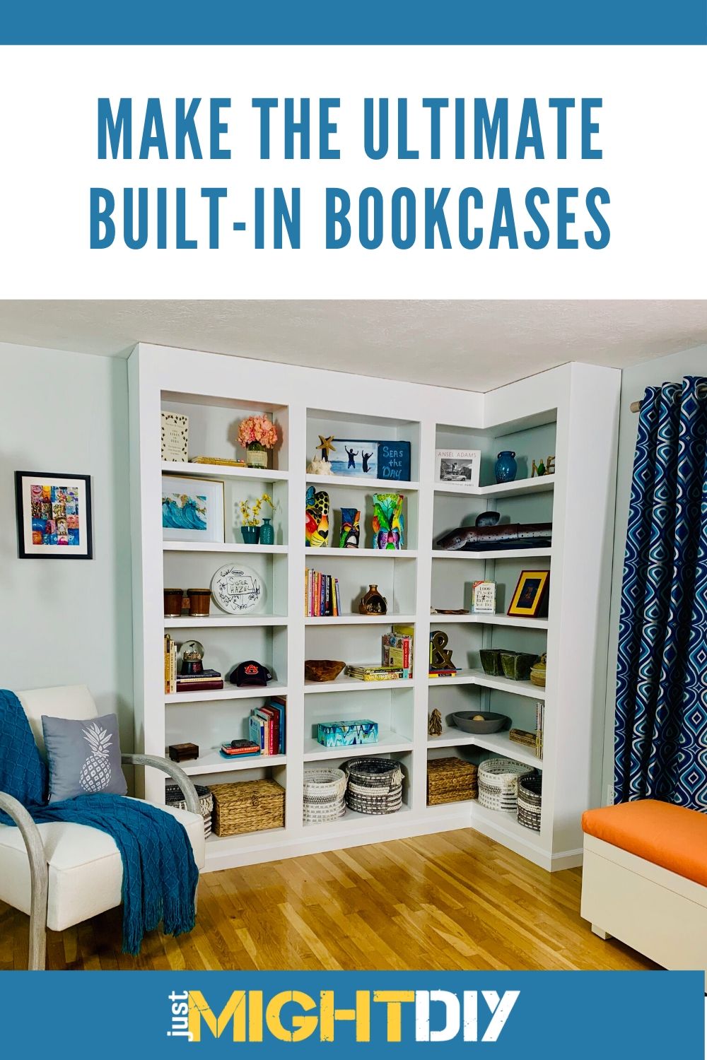 How to Build the Ultimate Built-in Bookcases (Video Tutorial!) – Just ...