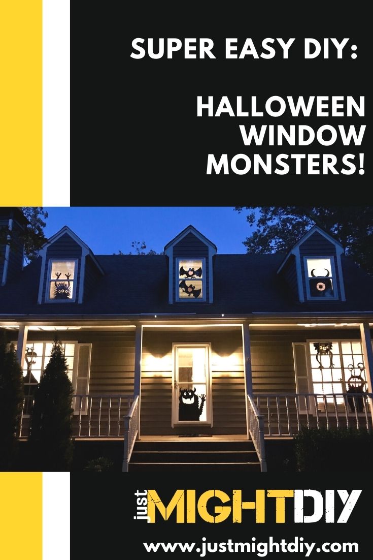 Make Window Monsters – Easy Halloween DIY (Video Tutorial!) – Just ...