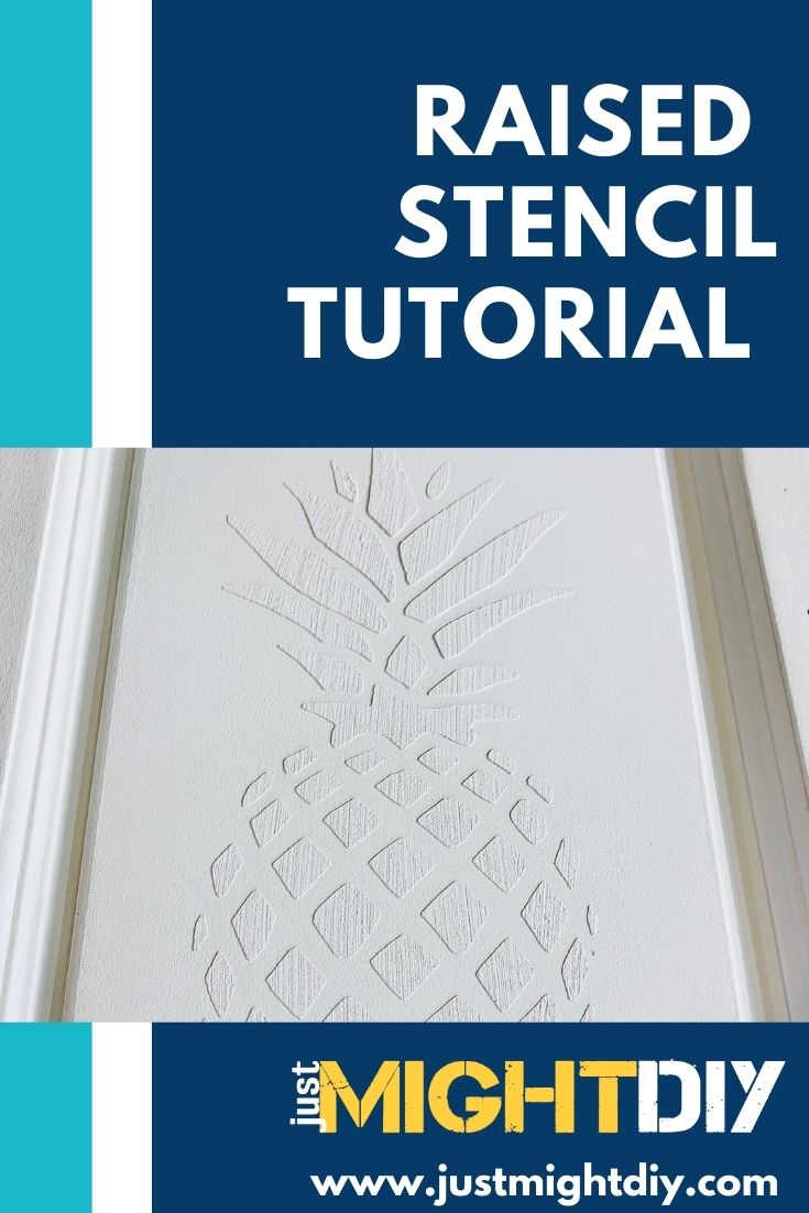 How to Paint a Raised Stencil (Video Tutorial!) – Just Might DIY