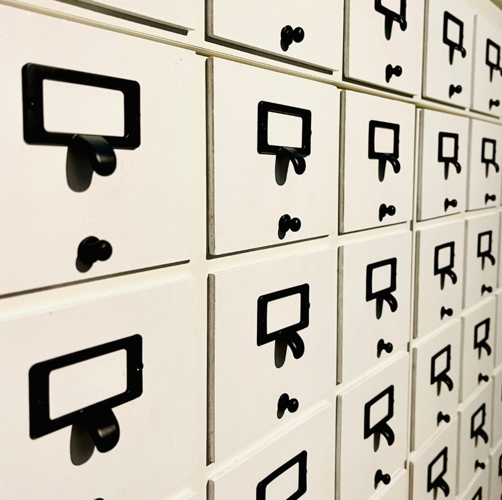 Making the Faux Card Catalog Printer Cabinet (Video Tutorial!) – Just ...