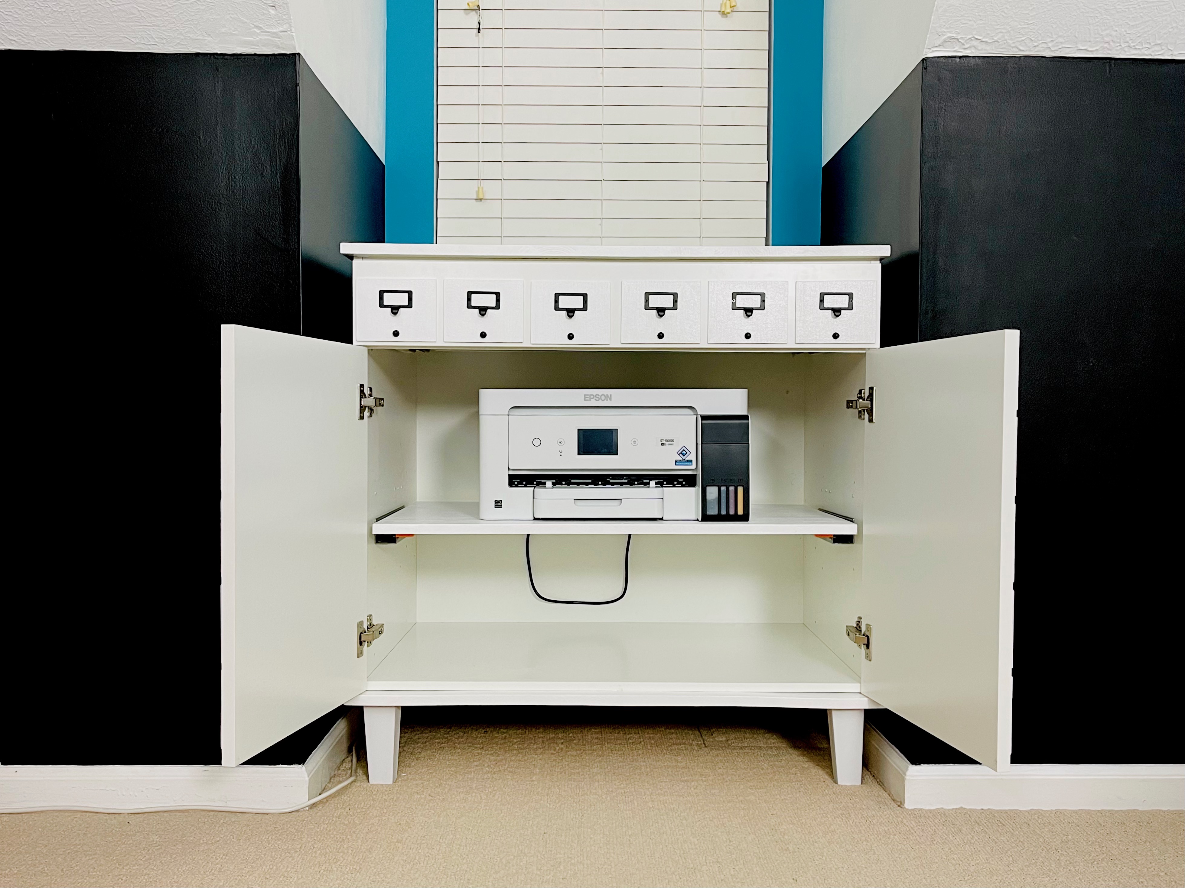 Making the Faux Card Catalog Printer Cabinet (Video Tutorial!) – Just ...