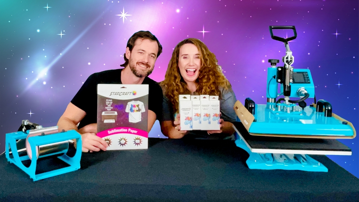 Testing the NEW Starcraft Sublimation Ink and Paper – Just Might DIY