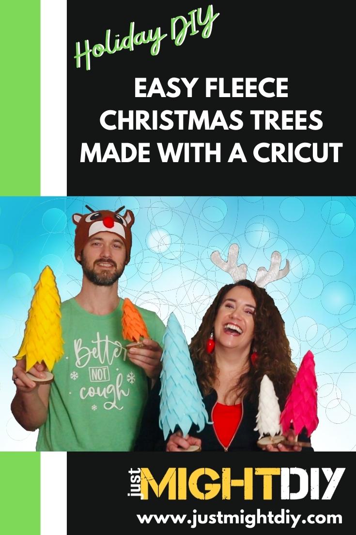 Making Fleece Christmas Trees | Easy DIY Christmas Decor – Just Might DIY
