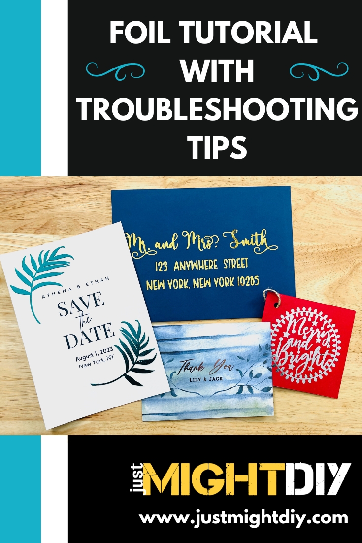 How to Add Foil to Cards (With and Without a Laminator) – Just Might DIY